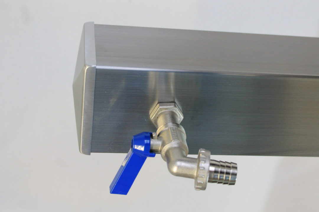 Garten-Quadratsäule Edelstahl - Uwo Water GmbH